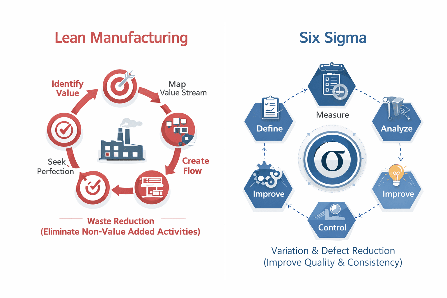 Lean vs Six Sigma: Apa Perbedaan dan Efektivitasnya